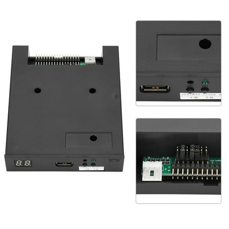 3.5'' Built-in Memory Floppy Drive Emulator, Black DC 5V 1.44MB USB ...