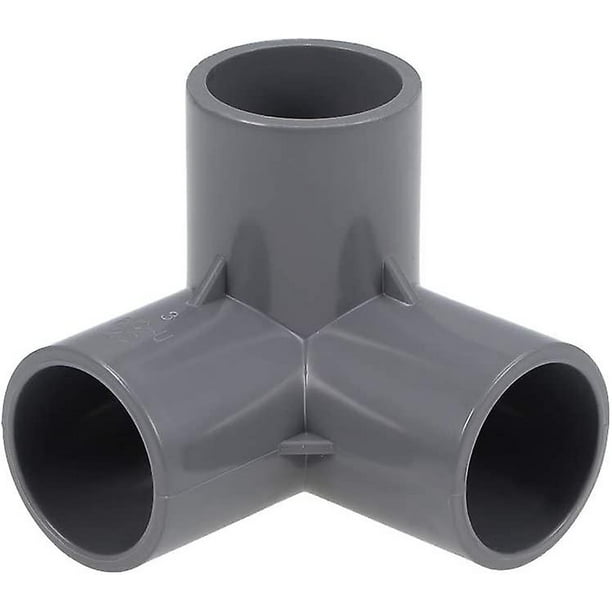 3-way Elbow Pvc Pipe Fitting Furniture Grade 25mm Size Tee Corner Fittings Gray 10pcs - Walmart.ca