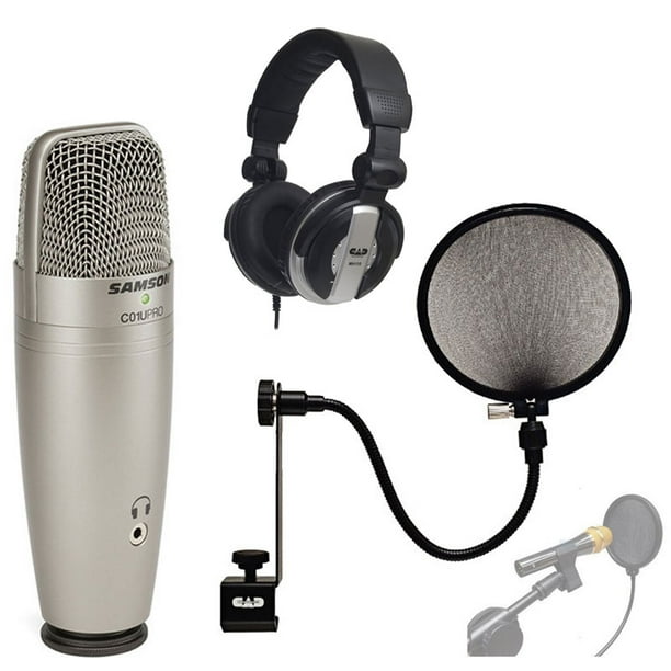 Samson C01U PRO USB Studio Condenser Microphone With CAD Audio EPF-15A ...