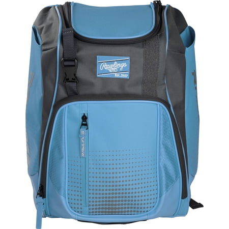 Rawlings Franchise Baseball/Softball Backpack Bag, Columbia Blue ...