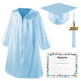 Class Act Graduation Shiny Kindergarten Preschool Graduation Cap & Gown ...