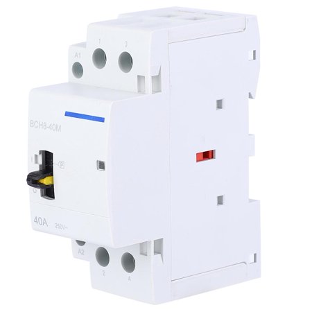 Garosa 2P 40A AC Contactor, DIN Rail AC Contactor, BCH8-40M 2P 40A 230V ...