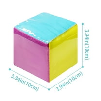 10cm Colorful Soft Foam Dice Educational Pocket Cubes with 6-Side ...