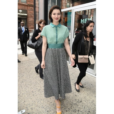 Mary Elizabeth Winstead (Wearing A Lela Rose Dress) Out And About For ...