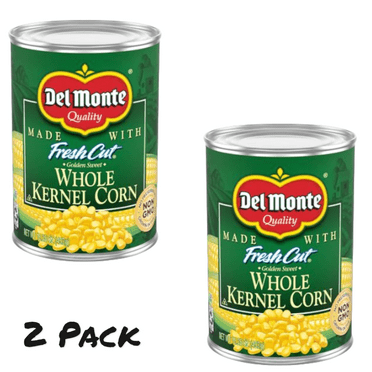 ( 2 Pack ) Del Monte Sweet White Whole Kernel Corn, 15.25 oz Can ...