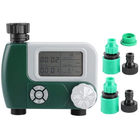 Dual Outlet Timer Irrigation System Controller Intelligent Large ...