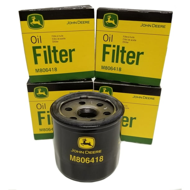 John Deere Original Equipment Oil Filter 5 PACK - M806418 - Walmart.com ...