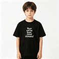 Boys Will Be Boys Good Humans Boys Graphic Tee, Cute Slogan 100% Cotton ...
