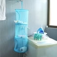 2pcs Hanging Mesh Storage Organizer Bag Foldable Space Saving Organizer ...