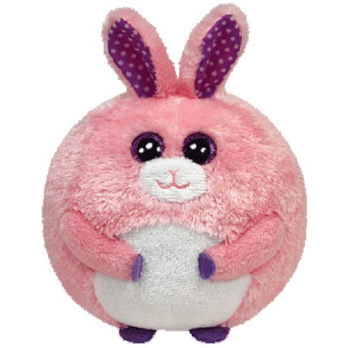 TY Beanie Ballz - CARNATION the Pink Bunny (Regular Size - 5 inch ...