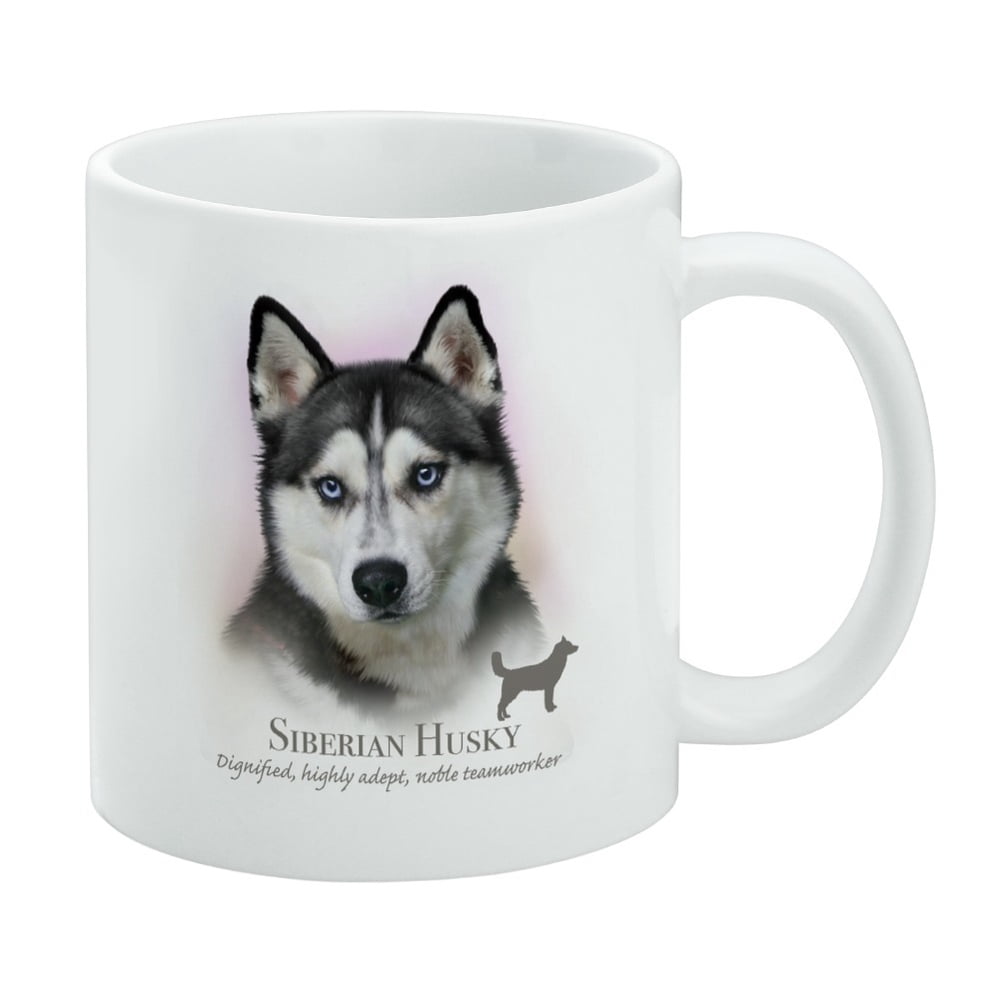 Siberian Husky Dog Breed White Mug - Walmart.com - Walmart.com