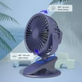 Kinaerty MMini Fan 3 Gears 360-Degree Rotation Wide Angle Air Supply ...