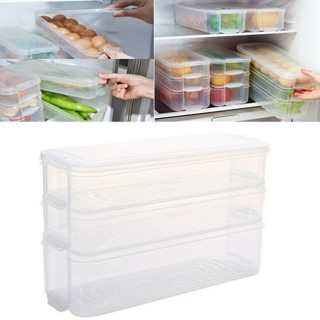 Storage Collecting Refrigerator Fruit Organiser Rack Food Storage ...