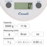 Escali Primo Digital Food Scale - White - Walmart.com