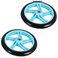 2 Pieces Scooter Wheel 200 mm PU Material Wheel Thickness,Blue ...