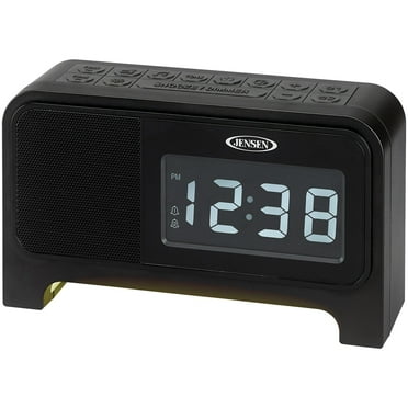 JENSEN JCR-210 AM/FM Dual-Alarm Clock Radio - Walmart.com