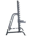 Body Solid GPR370 Multi Press Rack, Heavy-Duty, 14-Position, 4 Olympic ...