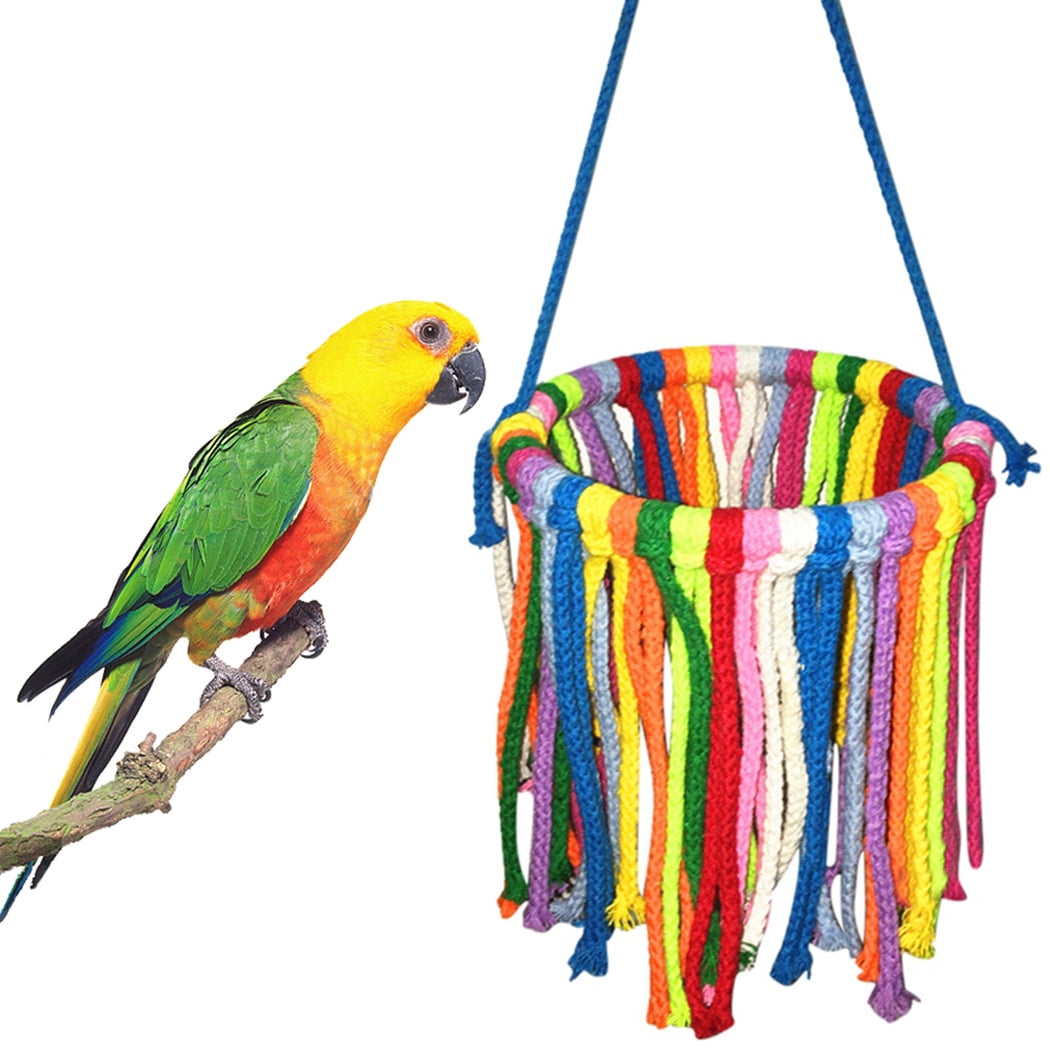 Click here for Nobrand Bird Swing Toy Creative Cotton Rope Bird C... prices