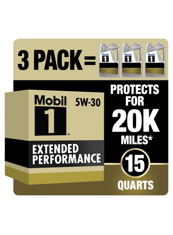 Mobil 1 5W-30 Full Synthetic Oil in Mobil 1 Oil - Walmart.com