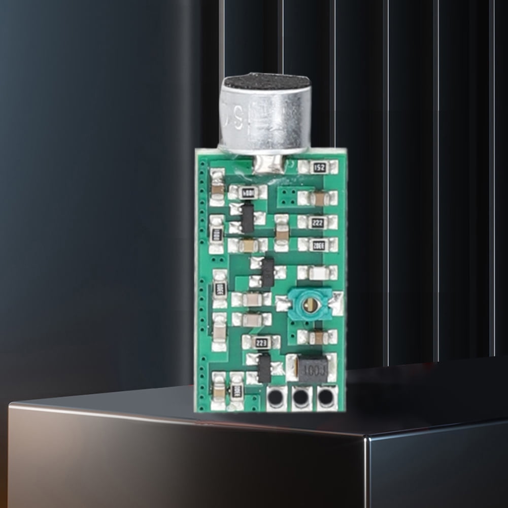 Módulo de captación del transmisor FM V4.0 Mini placa base de micrófono ...