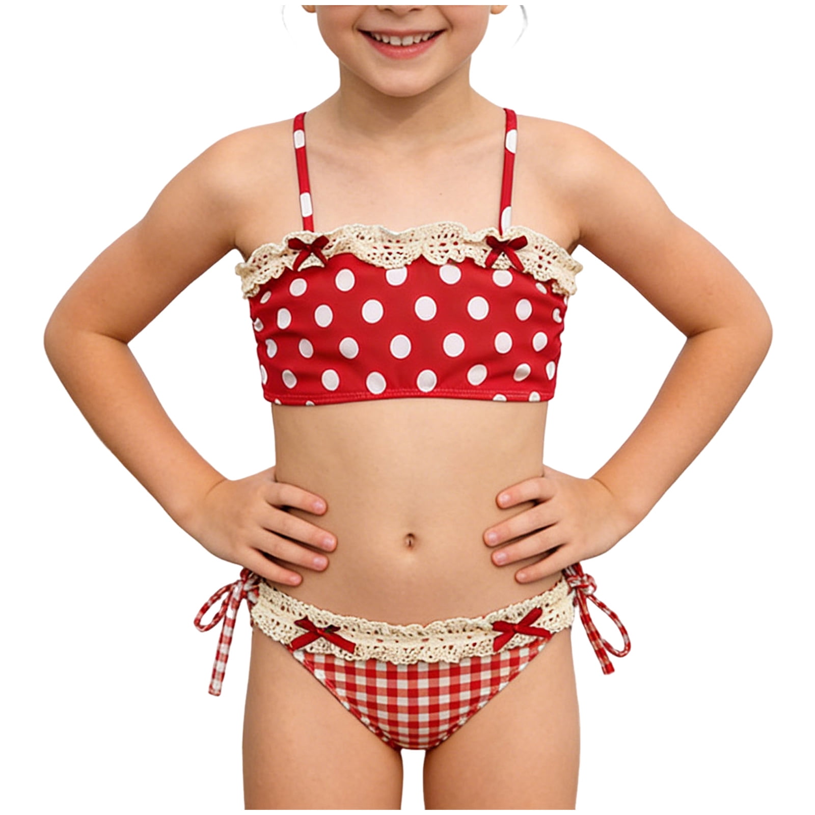 Click here for Dmqupv Little Girl Swimsuit Girls Bathing Suit Col... prices