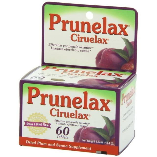 Prunelax Ciruelax Laxative Tabs, 60 ea (Pack of 2) - Walmart.com