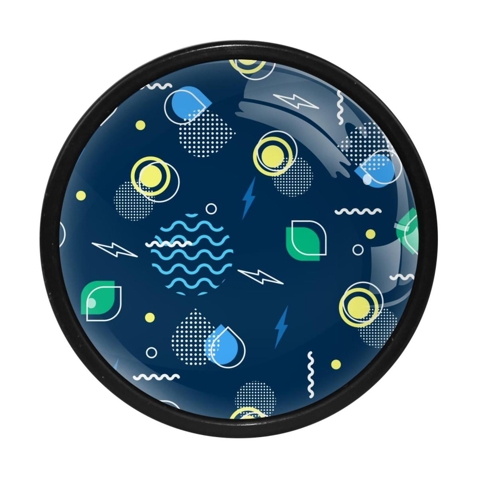 4 Pcs web textile Knobs for Kitchen Cabinet Cupboard Dresser Bookcase ...