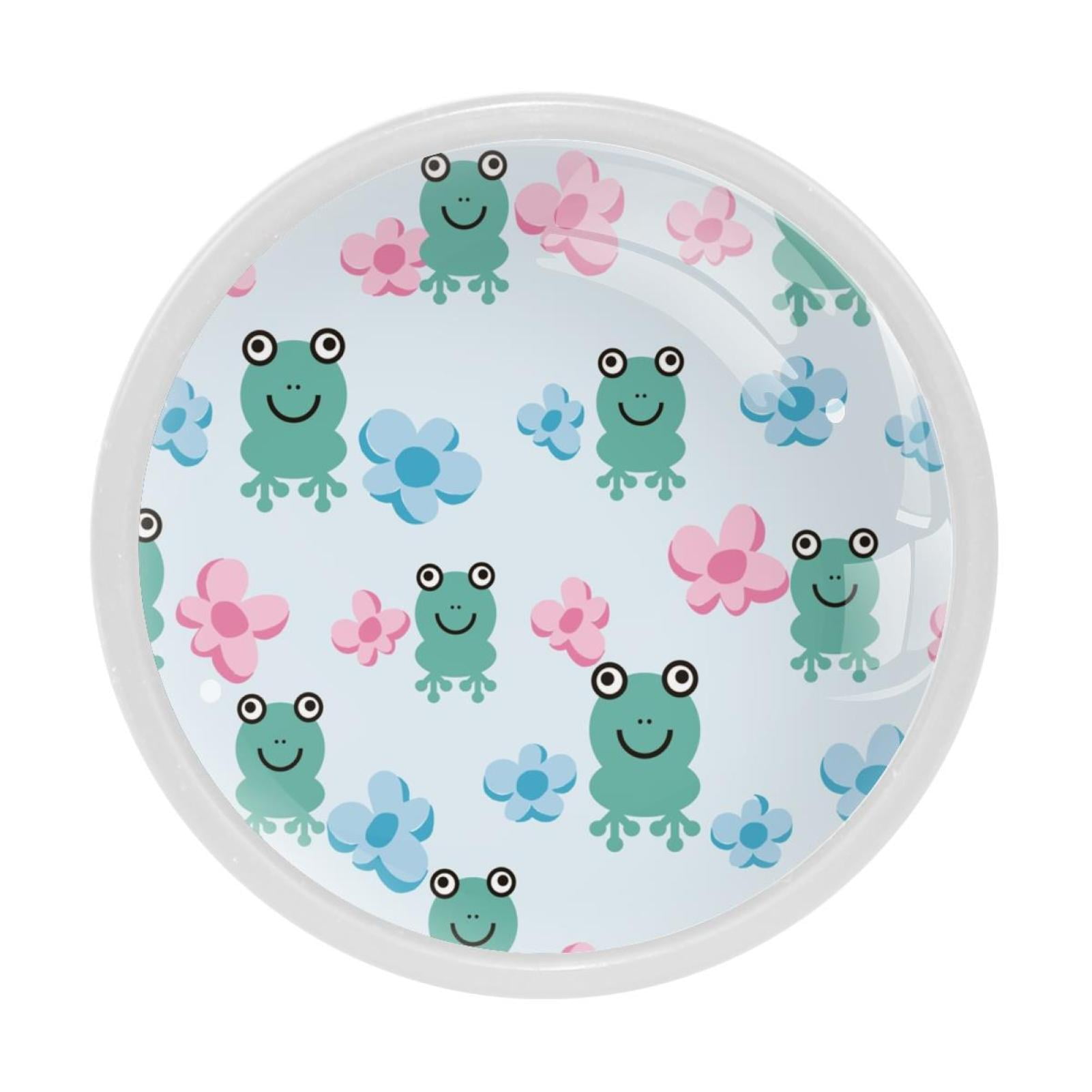 4 Pcs Cartoon Frog Knobs for Kitchen Cabinet Cupboard Dresser Bookcase ...
