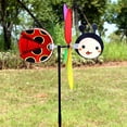 Garden Pinwheels Garden Windmills 3D Lovely Insect Windmill Whirligigs ...