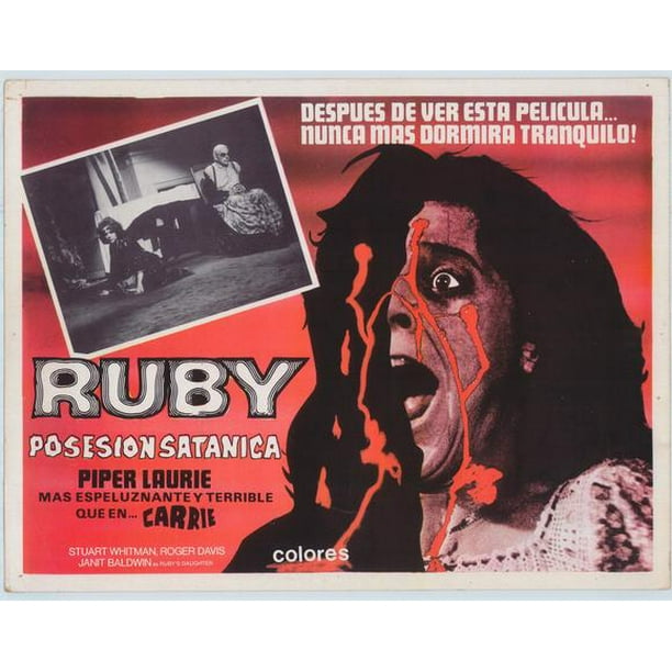 Ruby - movie POSTER (Half Sheet Style A) (22" x 28") (1977) - Walmart.com