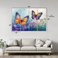 8 Pack Art Acoustic Panels Sound Absorbing Blue Colorful Butterfly ...