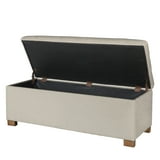 HomePop Large Tufted Storage Bench, Multiple Colors - Walmart.com