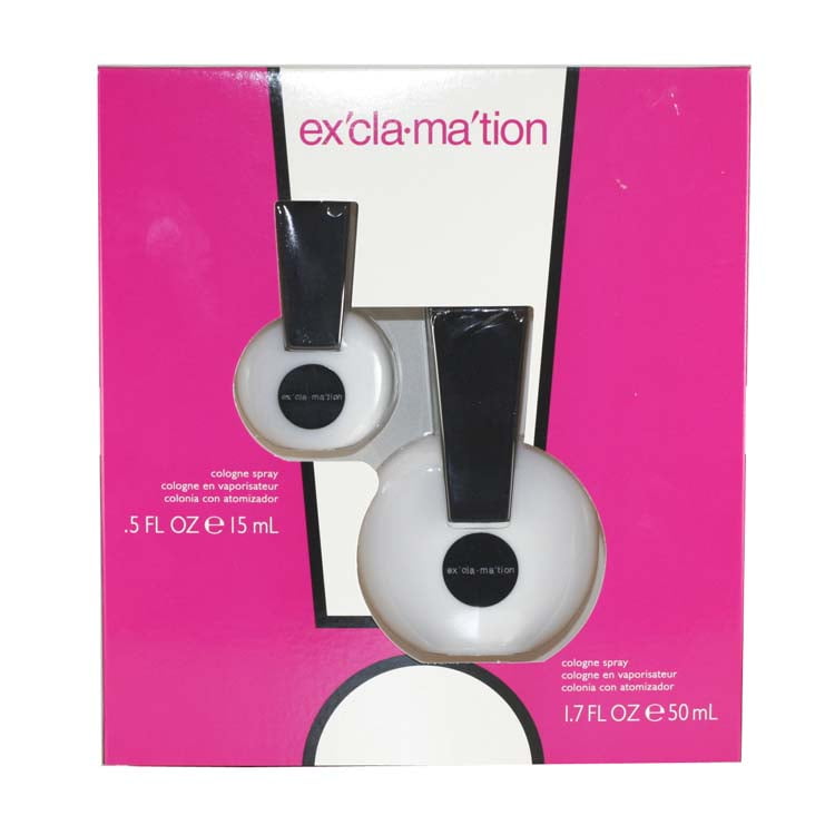 Exclamation 2 Pc. Gift Set ( Cologne Spray 1.7 Oz / 50 Ml + Cologne ...