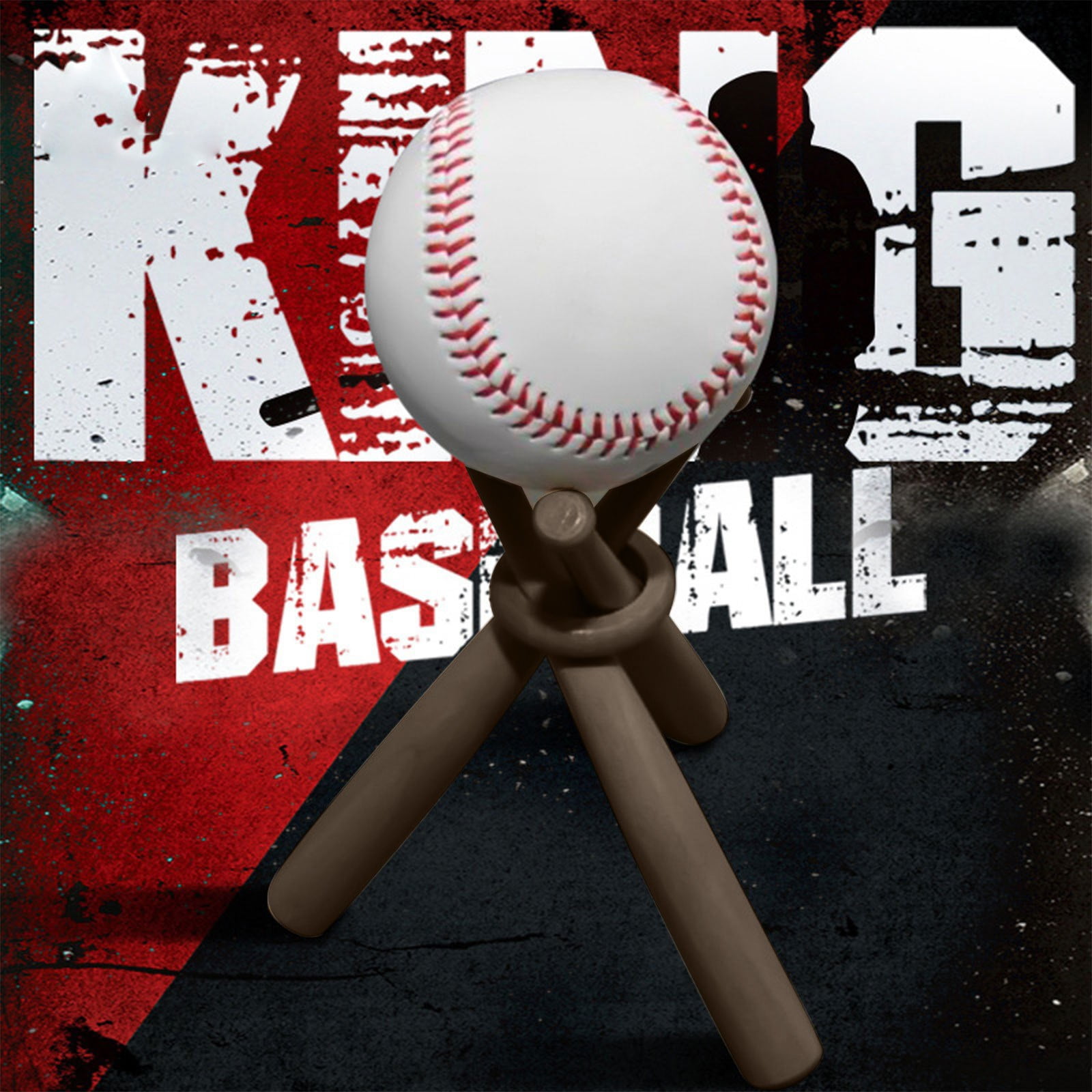 Boreal Craft 1 PCS Baseball Stand Baseball Holders For Display Wooden ...