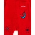 Marvel Avengers Spider-Man Cozy Sherpa Zip Up Cosplay Coverall Newborn ...