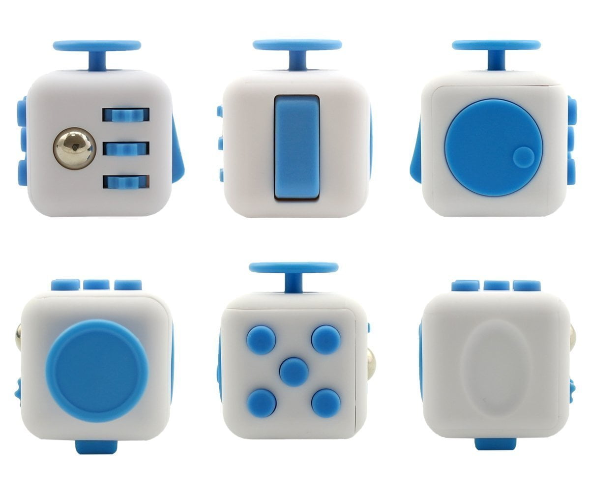 Fidget Cube Stress Anxiety Pressure Relieving Toy Great for Adults and ...