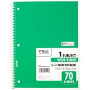 Mead, MEA06594, Recycled Notebook - Letter, 1 Each - Walmart.com