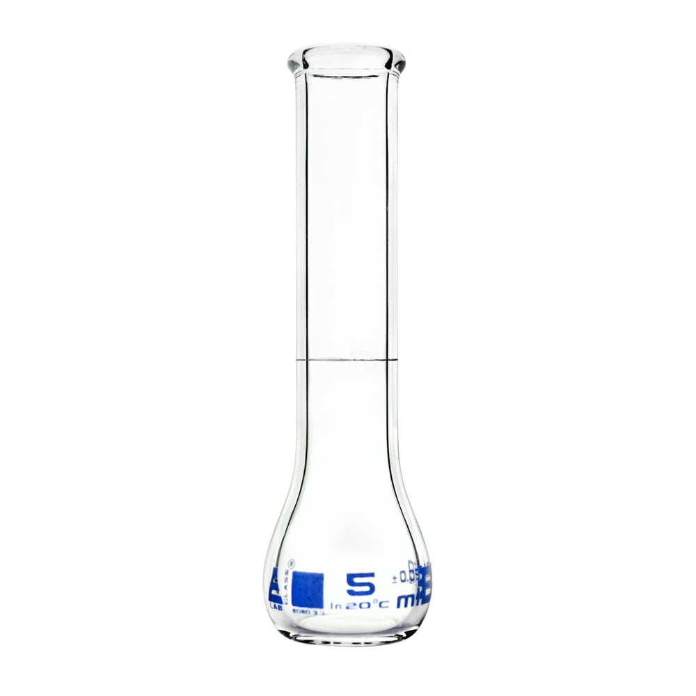 Volumetric Flask, 5ml - Class B Tolerance 0.05ml - Beaded Rim - Single ...