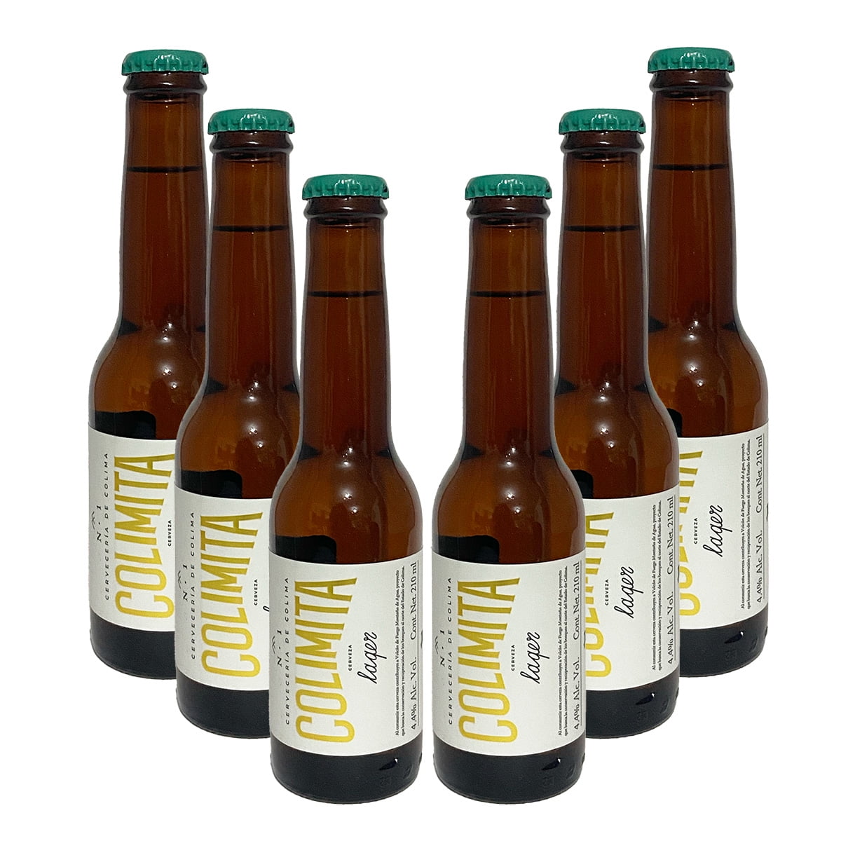 Six Pack Cerveza Artesanal Colimita lager 210 ml | Walmart en línea