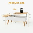 Lift Top Coffee Table, Ten Minute Install Coffee Table Center Table ...