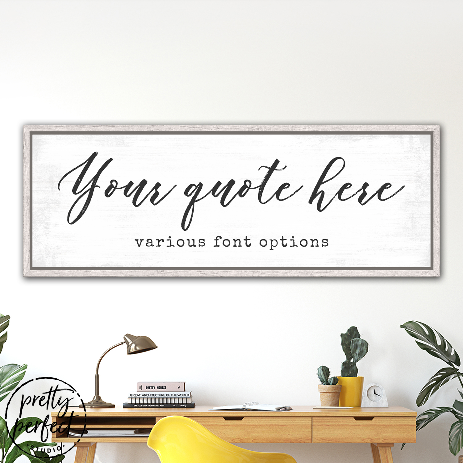 Pretty Perfect Studio Create Your Own Custom Canvas Quote Sign on Wall ...