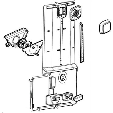 Genuine LG ACQ85430259 Refrigerator Dispenser Cover Assembly - Walmart.com