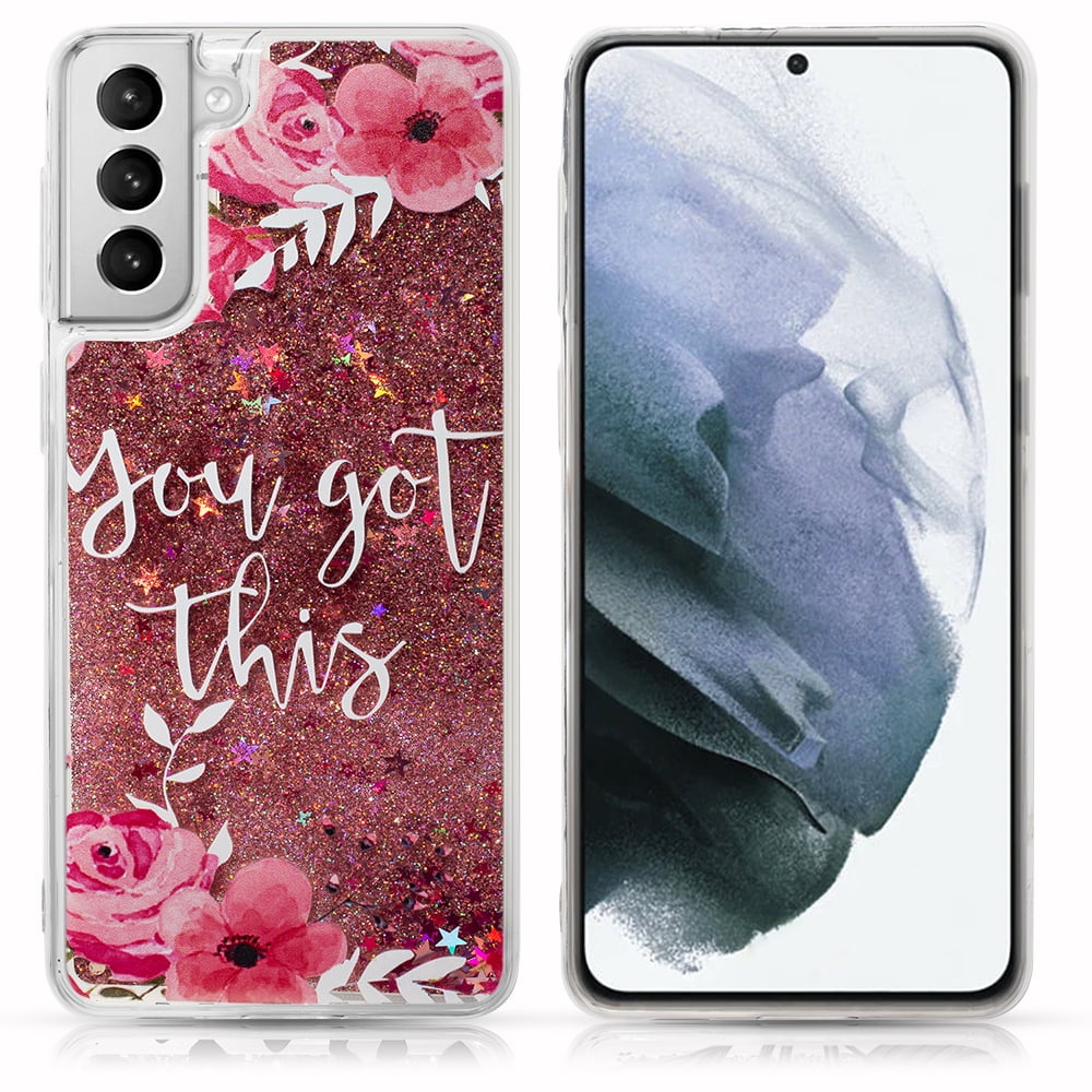 Waterfall Liquid Sparkling Quicksand Tpu Case For Samsung Galaxy S21 6. ...