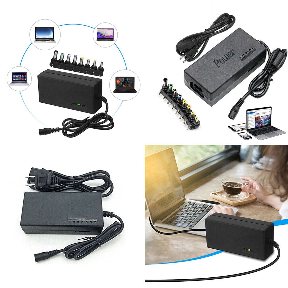 US 1-2 Pack Universal Laptop Charger Adapter Adjustable Power Supply ...