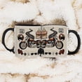 Personalized Motorcycle Mug Gift, Custom Name Biker Coffee Cup, Route ...