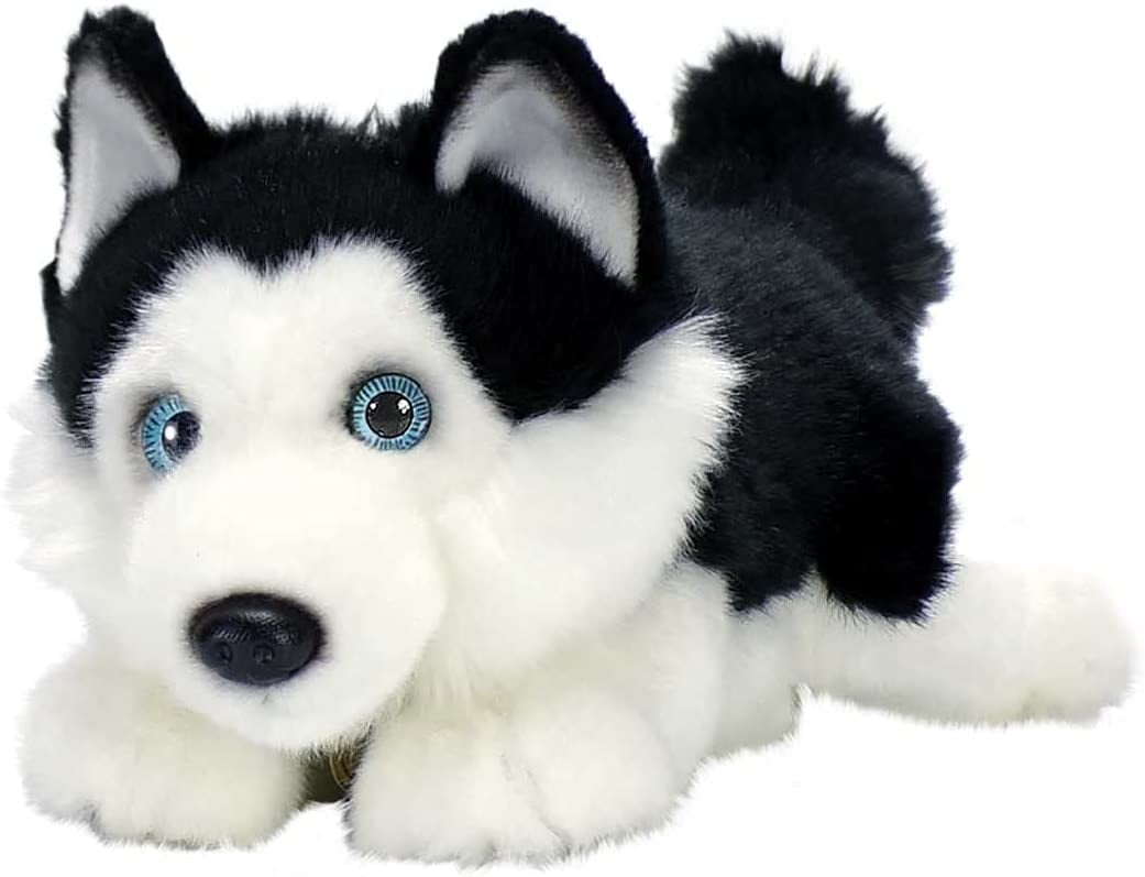 Aurora World Miyoni Lying Husky Plush (Black) - Walmart.com