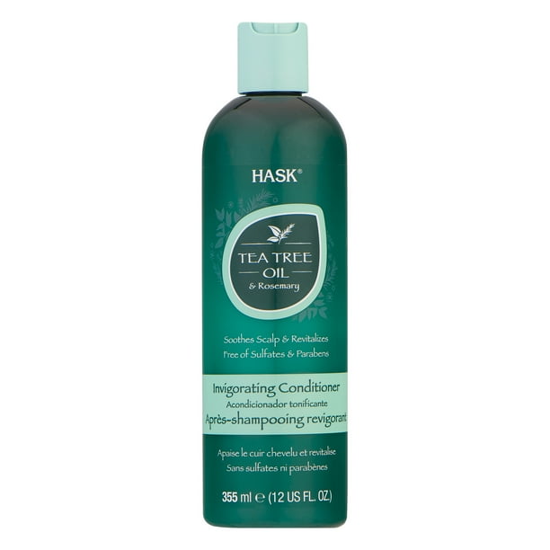 Hask Conditioner, Invigorating, Tea Tree Oil & Rosemary, Bottle, 12.0 ...