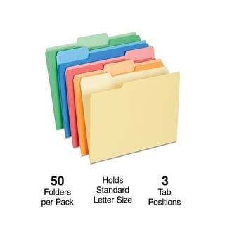 Business Source 1/3 Cut Tab File Folders - Walmart.com