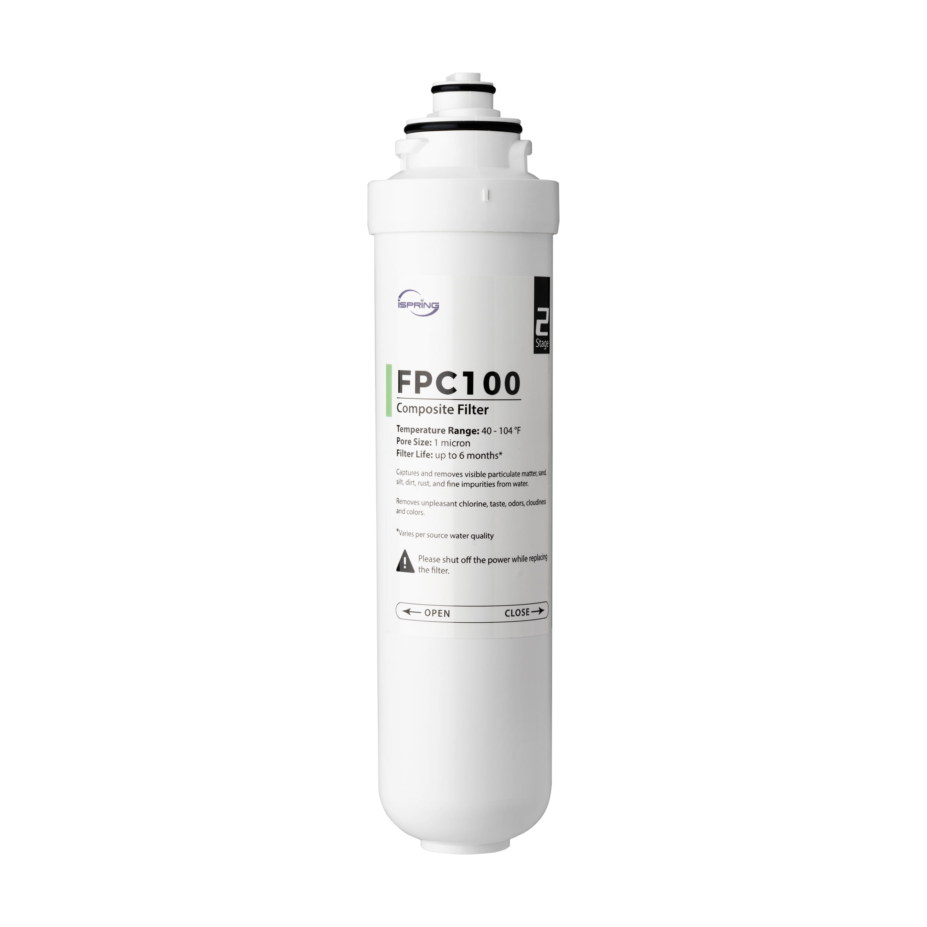 iSpring FPC100 Replacement Filter for RCD100 Countertop Reverse Osmosis ...