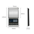 Lizheee Inbody Scale 0.01 Gram Precision Jewelry Electronic Digital Weight Pocket Scale 100g ...